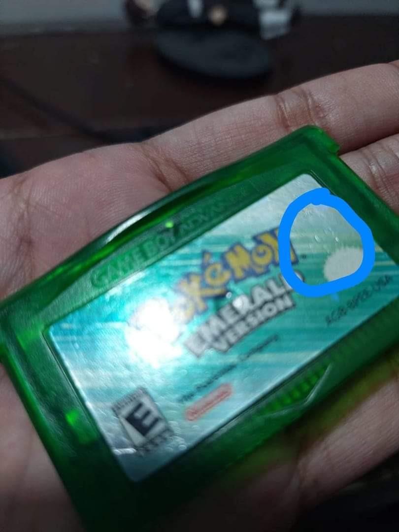 Authentic pokemon emerald GBA, Video Gaming, Video Game Consoles ...