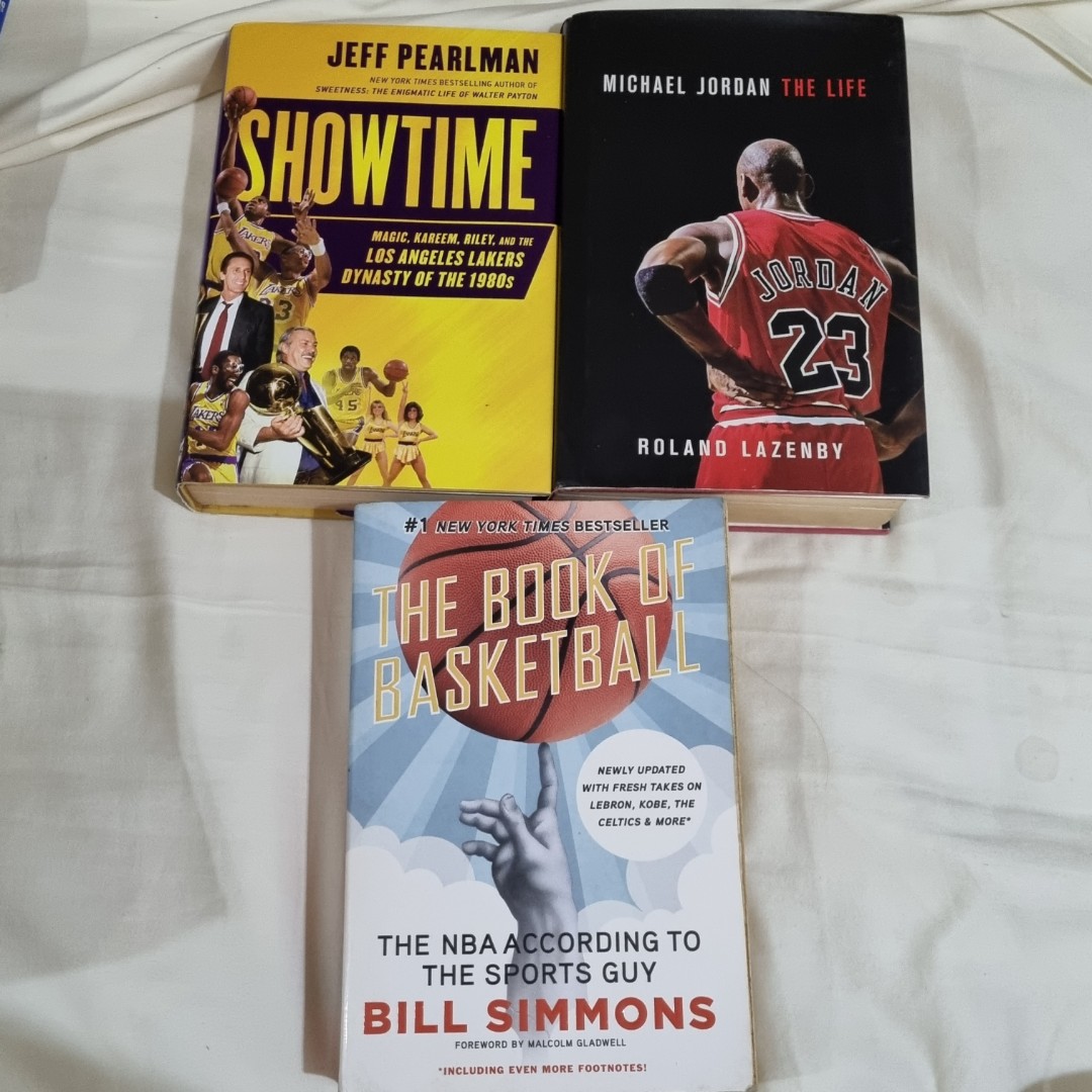 NBA Basketballs Books Bundle (Showtime, Michael Jordan The Life, The ...