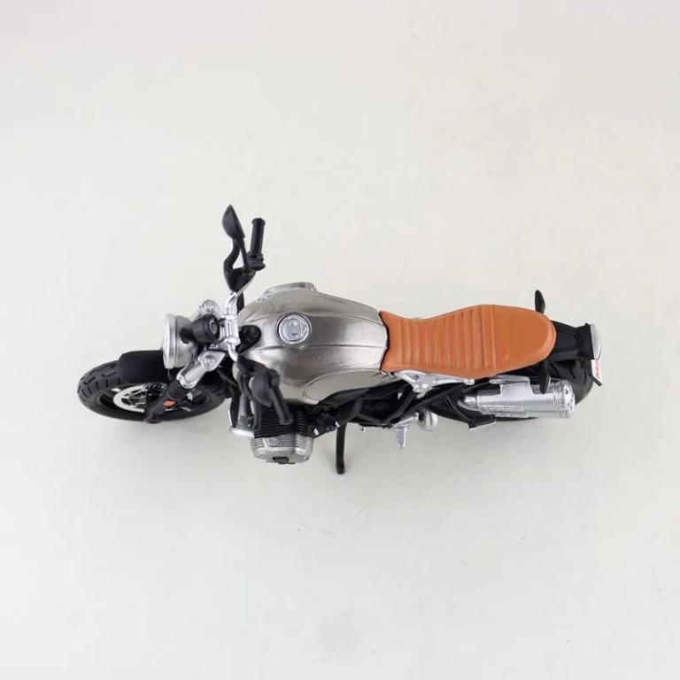 BMW Latte BMW R Nine T Scrambler Motorcycle Diecast Model [scale:1/12 ...
