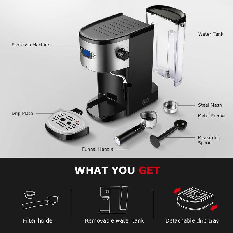 Bonsen Kitchen Coffee Maker CM8007, TV & Home Appliances, Kitchen ...