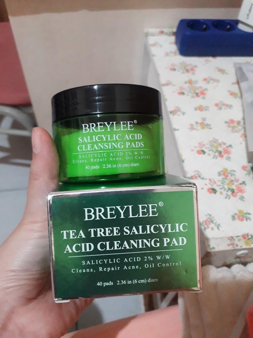 Breylee Salicylic Acid Cleansing Pads, Kesehatan & Kecantikan, Kulit ...