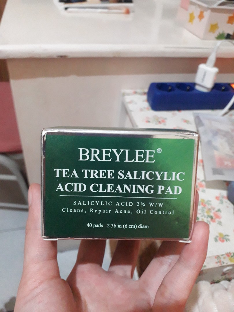 Breylee Salicylic Acid Cleansing Pads, Kesehatan & Kecantikan, Kulit ...