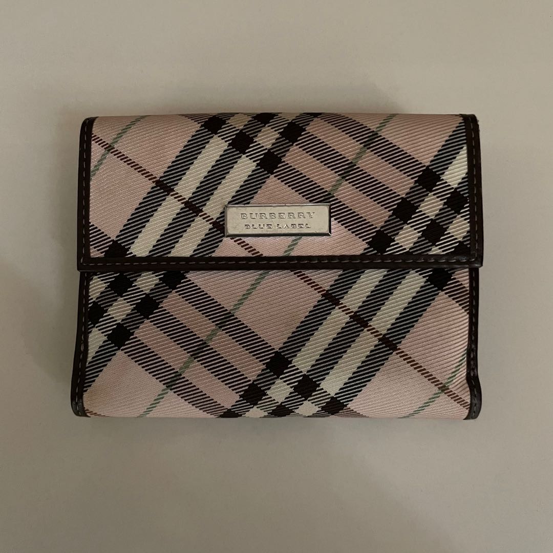 Genuine Burberry Blue Label Wallet, Luxury, Bags & Wallets on Carousell