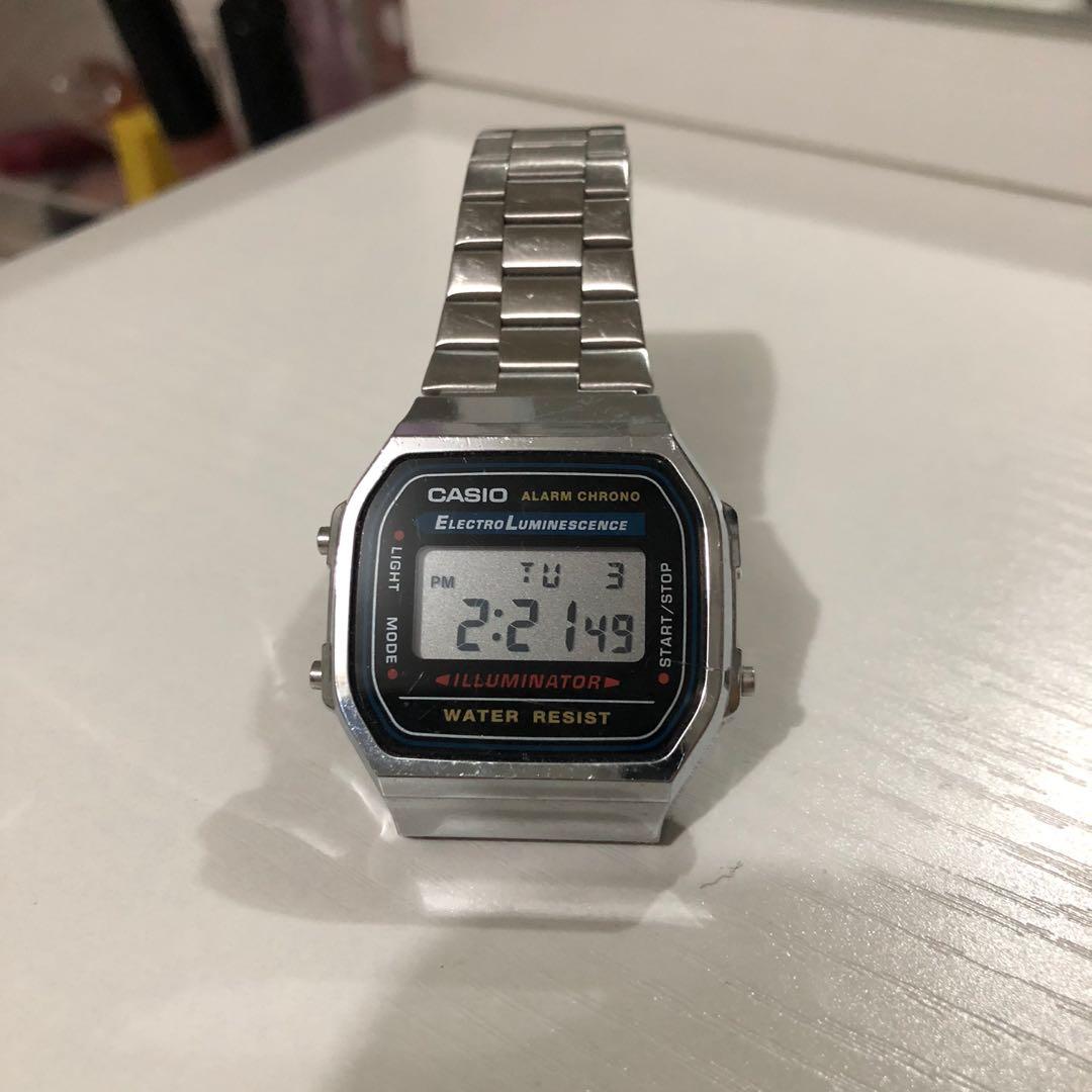 Casio Illuminator Silver, Women's Fashion, Watches & Accessories ...