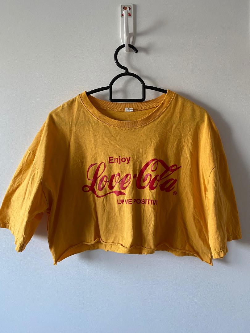 coca cola crop top, Women's Fashion, Tops, Other Tops on Carousell