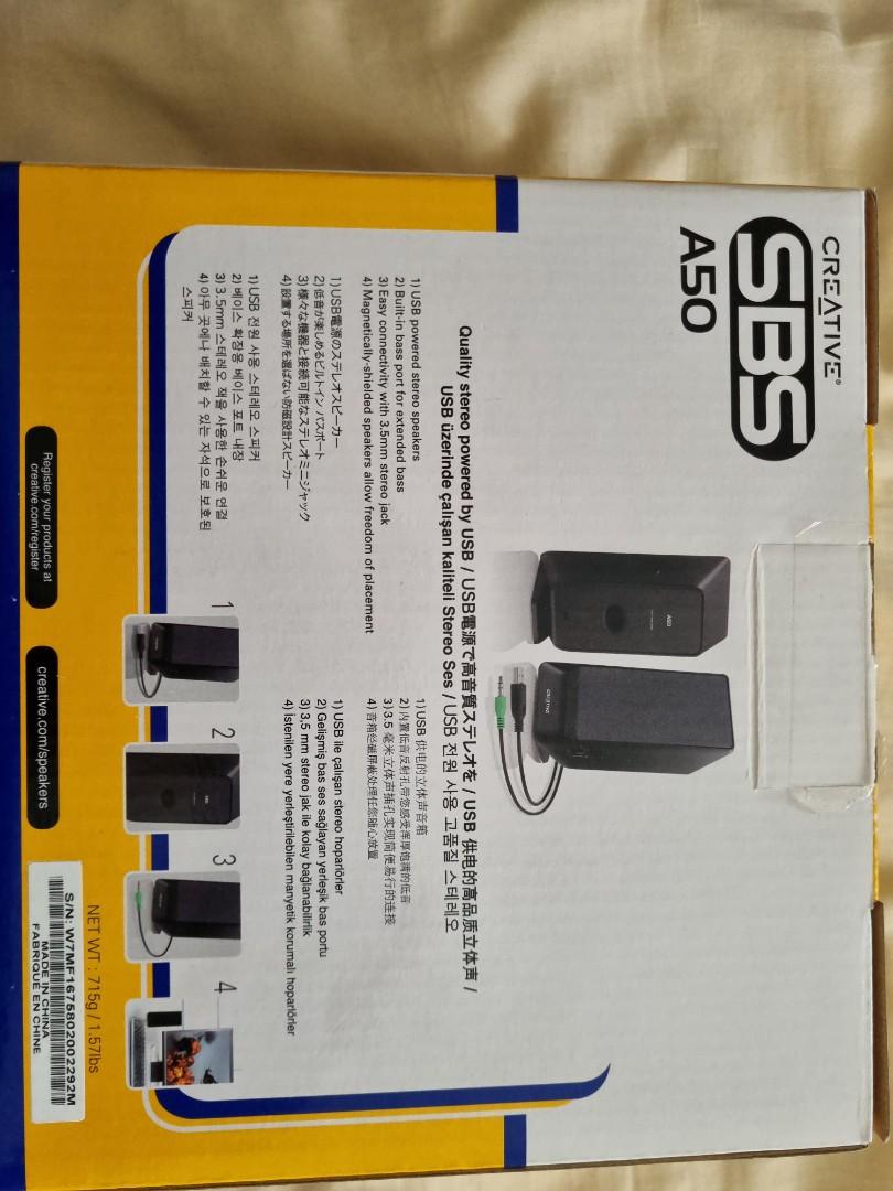Creative A50 USB Stereo, Audio, Soundbars, Speakers & Amplifiers on ...