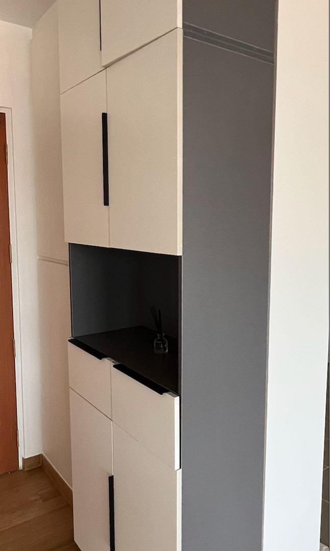 Custom Shoe Cabinet for HDB, Furniture & Home Living, Furniture ...