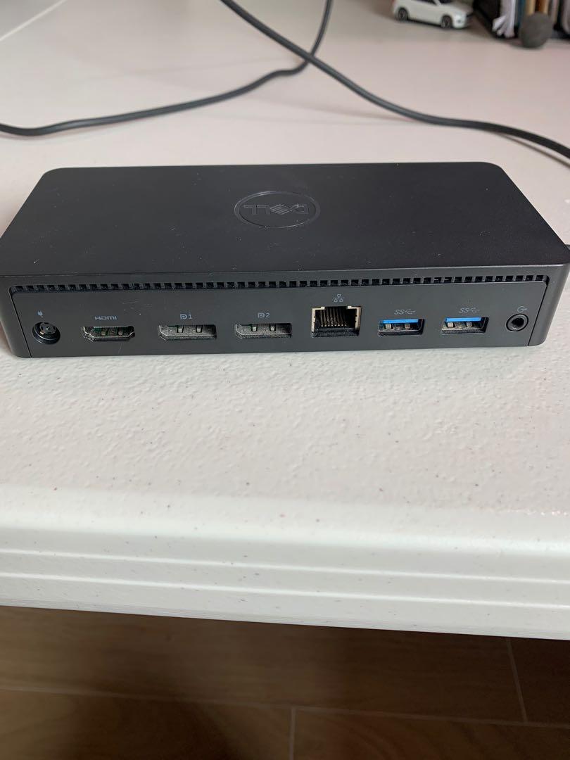 Dell docking station D6000 with power brick, Computers & Tech, Laptops ...