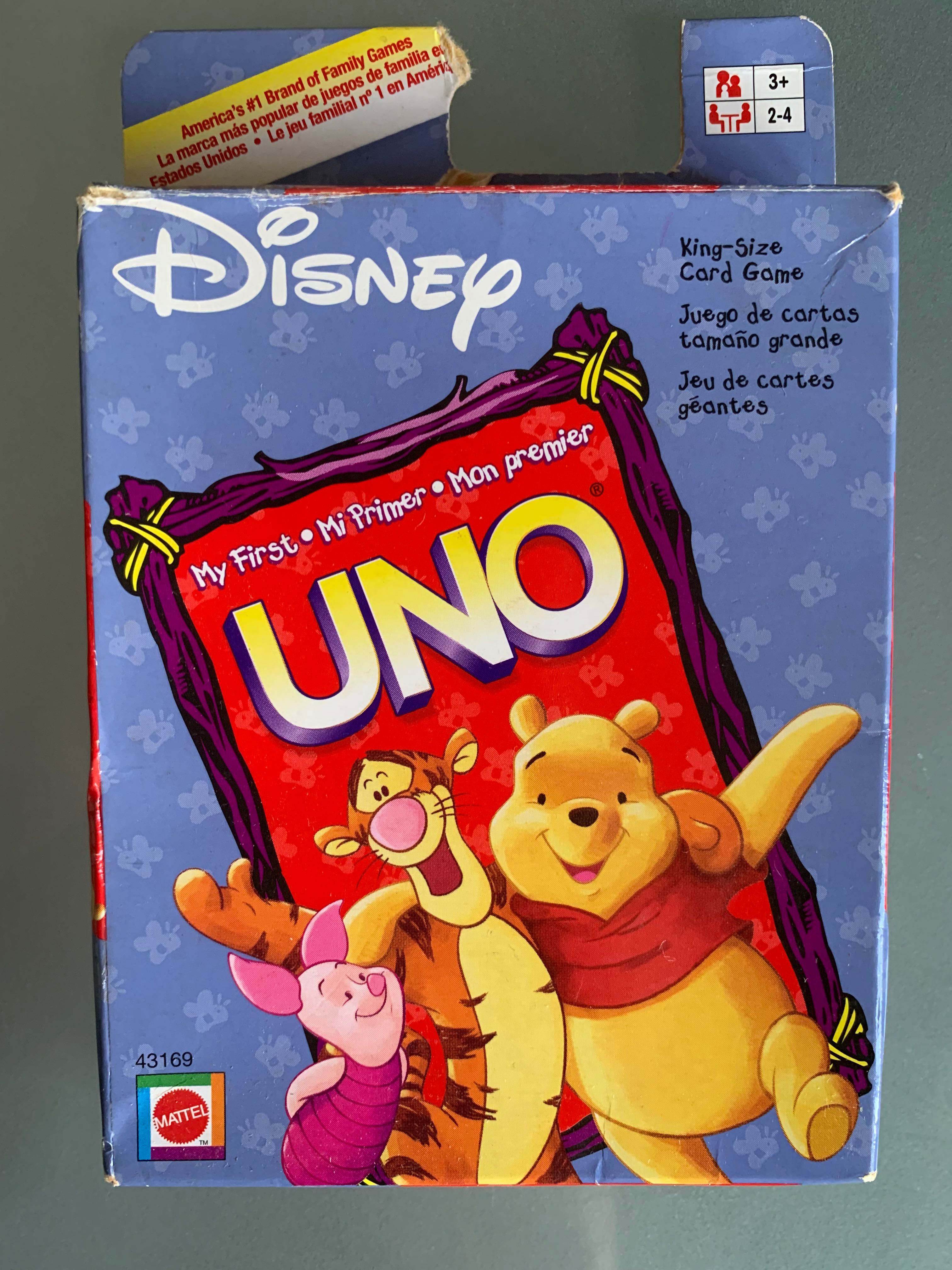 Disney My first UNO card game, Hobbies & Toys, Toys & Games on Carousell