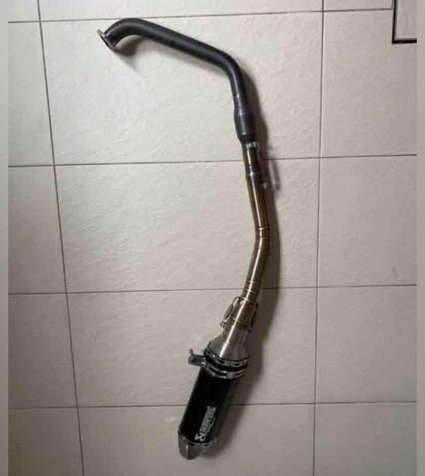 Exhaust Pipe ( akra ) r15 v3, Motorcycles, Motorcycle Accessories on ...