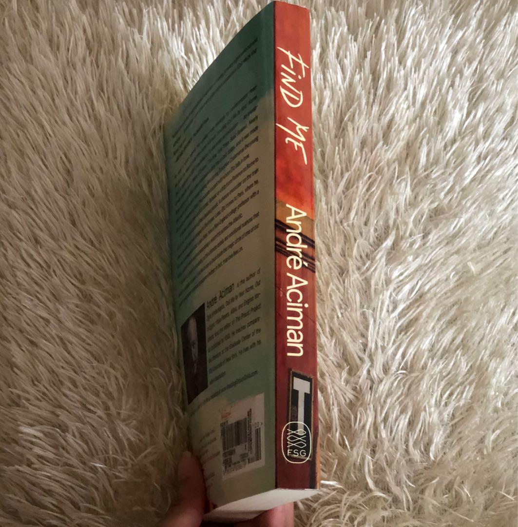 Find me by Andre Aciman, Hobbies & Toys, Books & Magazines, Fiction ...