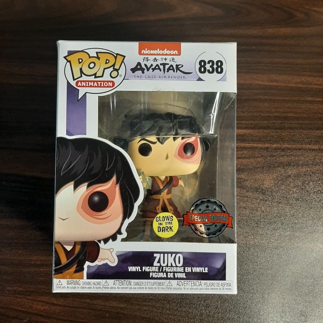 Collectibles & Art Funko Pop Avatar ZUKO #838 Glows Special Exclusive ...