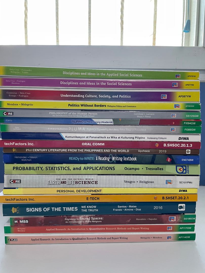 Grade 11 Books (19 Pcs), Hobbies & Toys, Books & Magazines, Textbooks ...