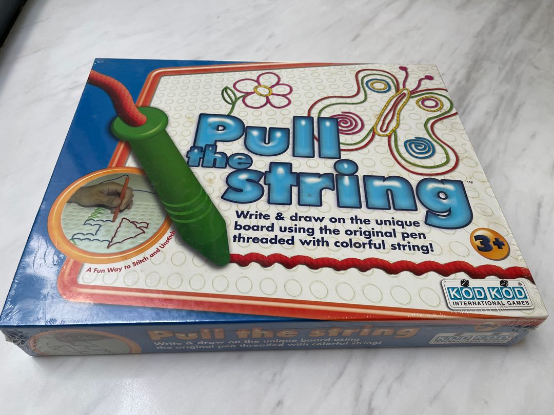 Growing fun Pull the String game: letter and number writing game ...
