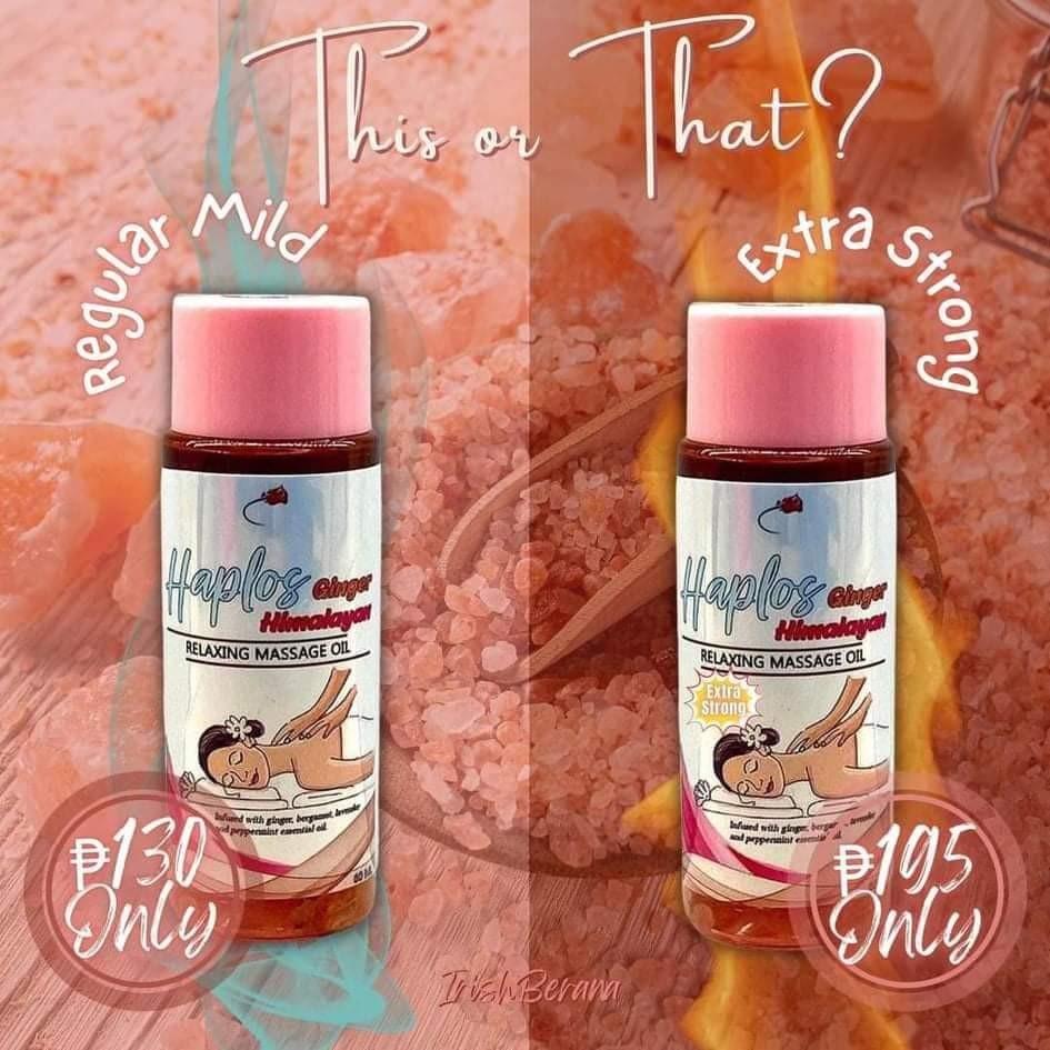 Haplos Massage Oil, Beauty & Personal Care, Bath & Body, Body Care on ...