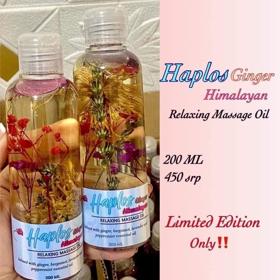 Haplos Massage Oil, Beauty & Personal Care, Bath & Body, Body Care on ...