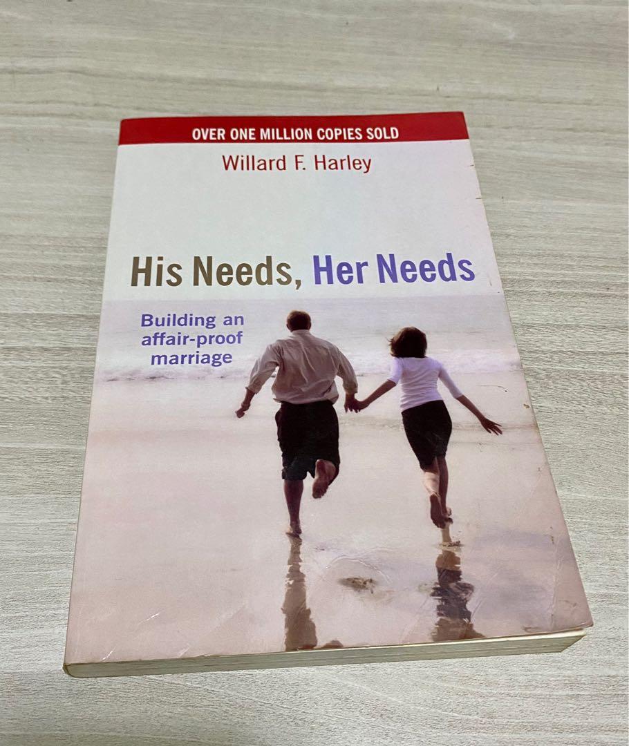 His Needs, Her Needs - Building an affair-proof marriage, Hobbies ...