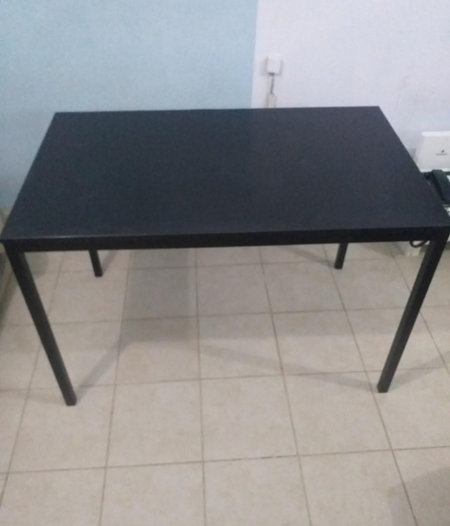 Ikea Tarendo Table Black, Furniture & Home Living, Furniture, Tables ...