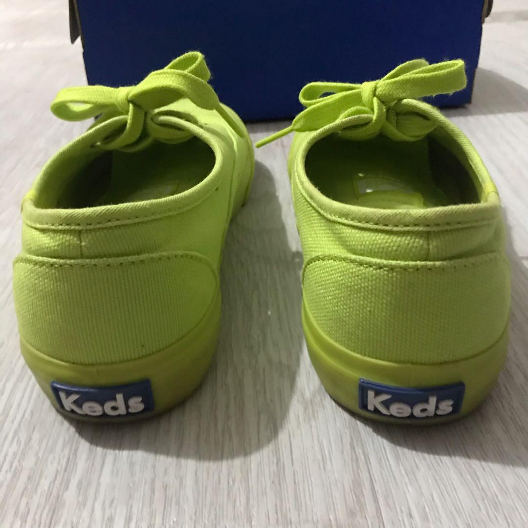 KEDS TRIUMPH LIME PUNCH Size 6.5 | 23 CM (NEON GREEN), Women's Fashion ...