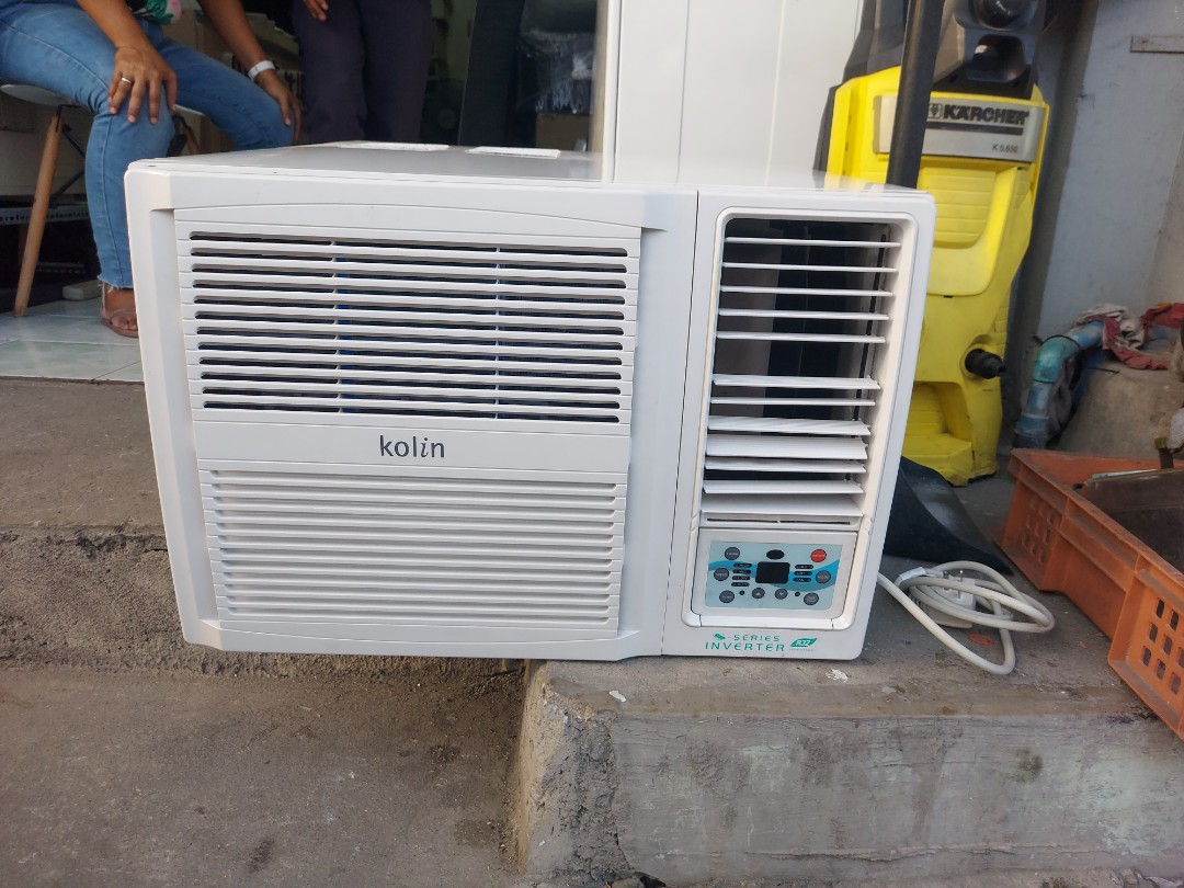 Kolin 1hp full inverter window type, TV & Home Appliances, Air ...