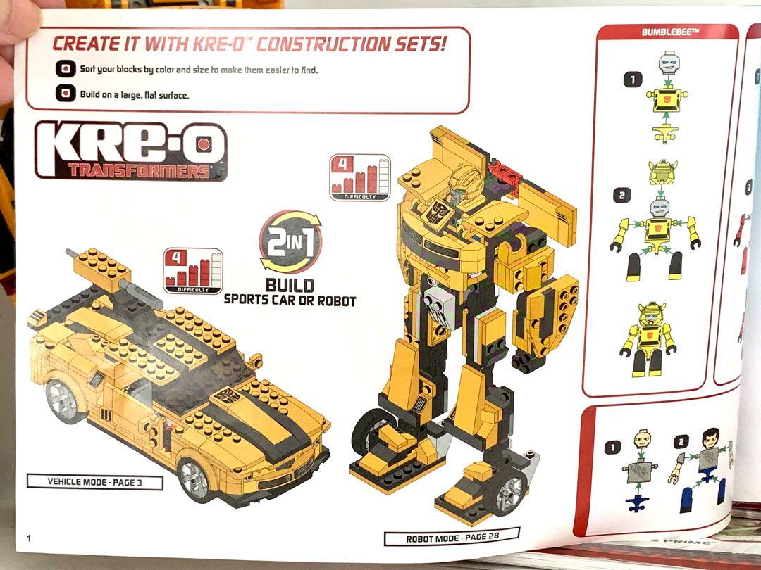 KRE-O Transformers Bumblebee Construction Set, Hobbies & Toys, Toys ...