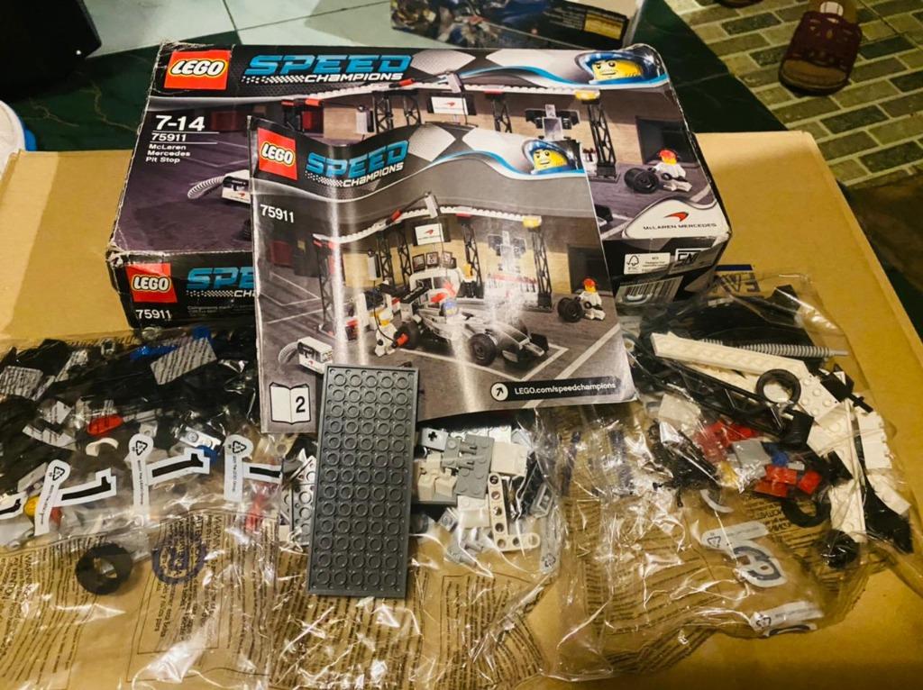 Lego 75911 SPEED CHAMPIONS McLaren Mercedes Pit Stop, Toys ...