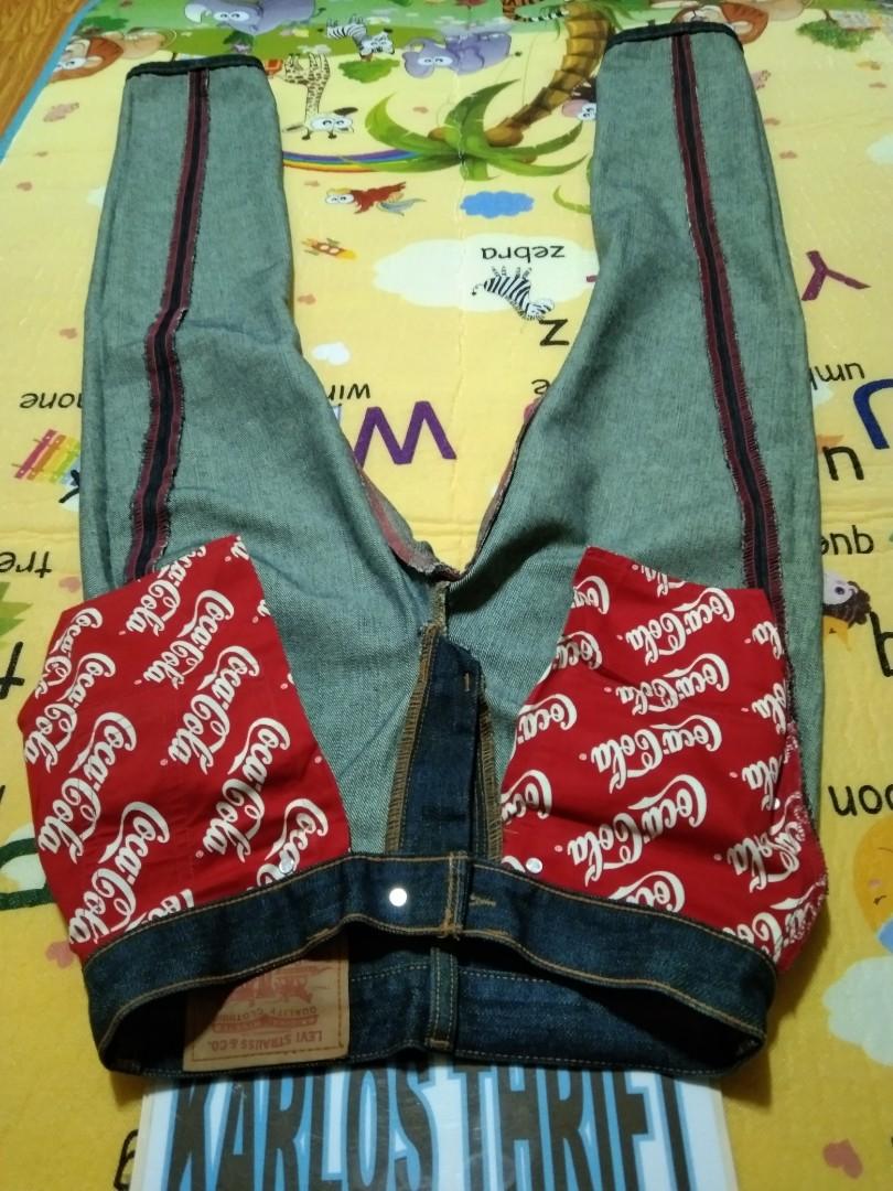 LEVI'S X COCA COLA COLLAB, Women's Fashion, Bottoms, Jeans on Carousell