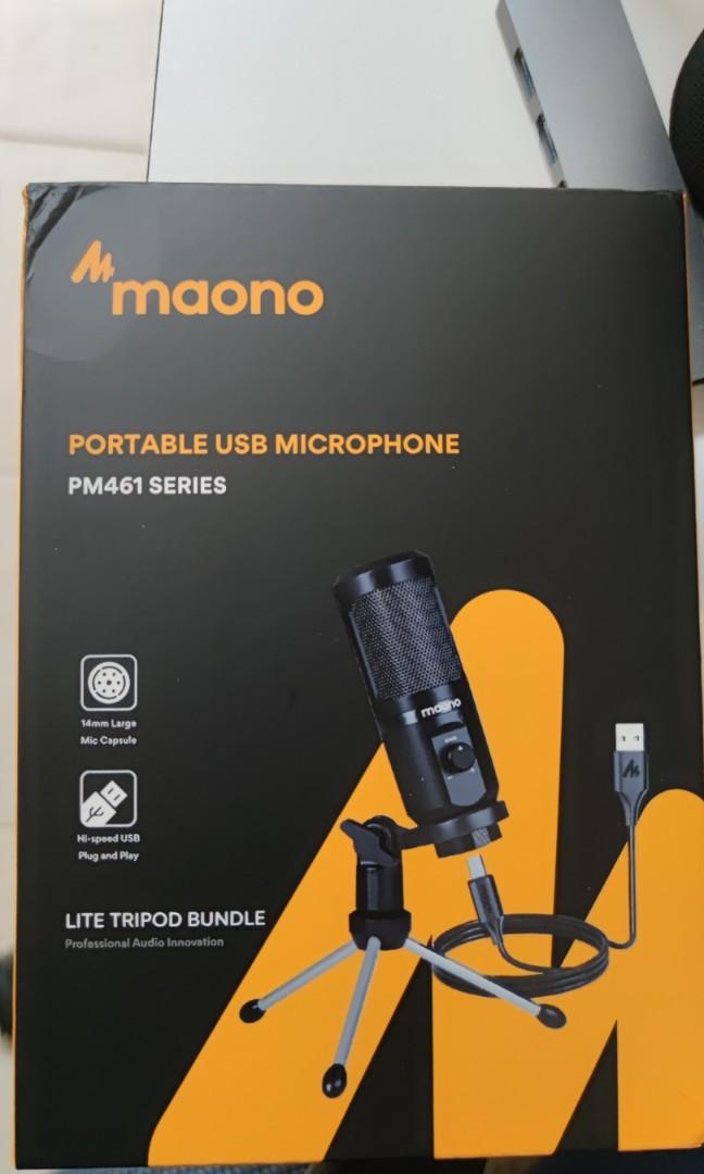 Maono AU-PM461TR USB Condenser Microphone, Audio, Microphones on Carousell