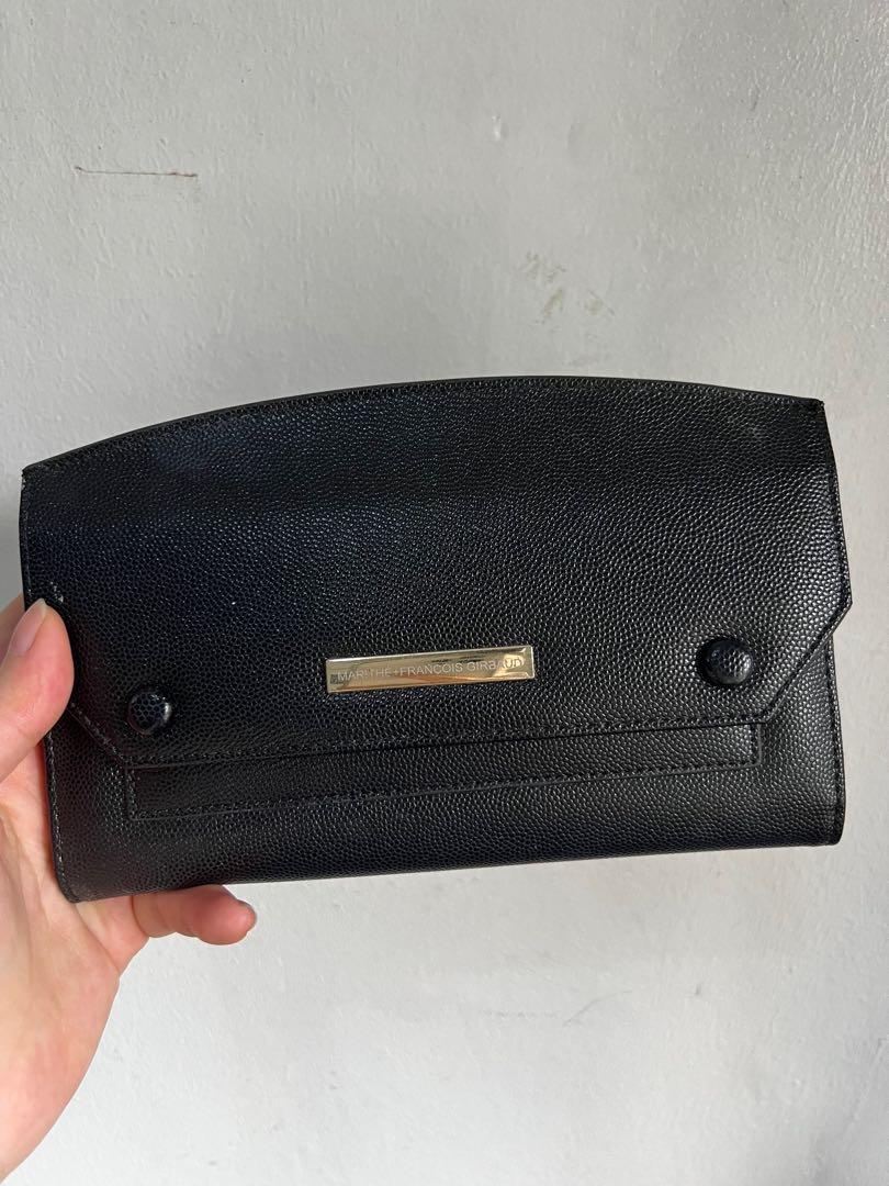 Marithe Francois Girbaud Black Long Wallet, Women's Fashion, Bags ...