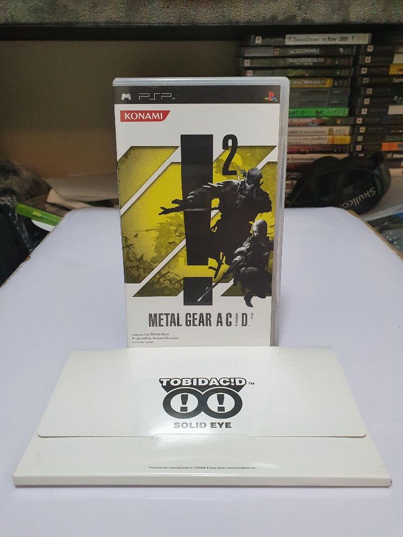 Metal Gear Acid 2 with rare 3d glasses PSP (Sony Playstation portable ...