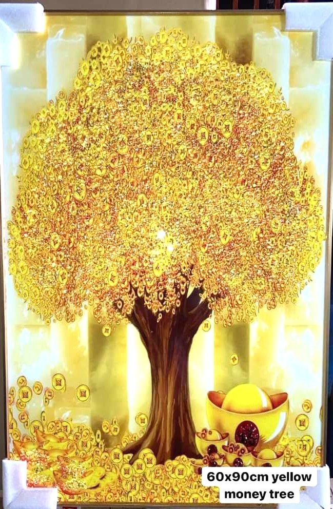 Money Tree Frame, Furniture & Home Living, Home Decor, Frames ...