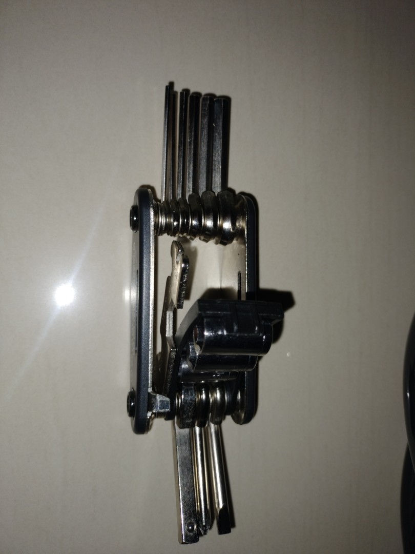 Multi keys set (alien keys, screw drivers, opener and etc), Everything ...