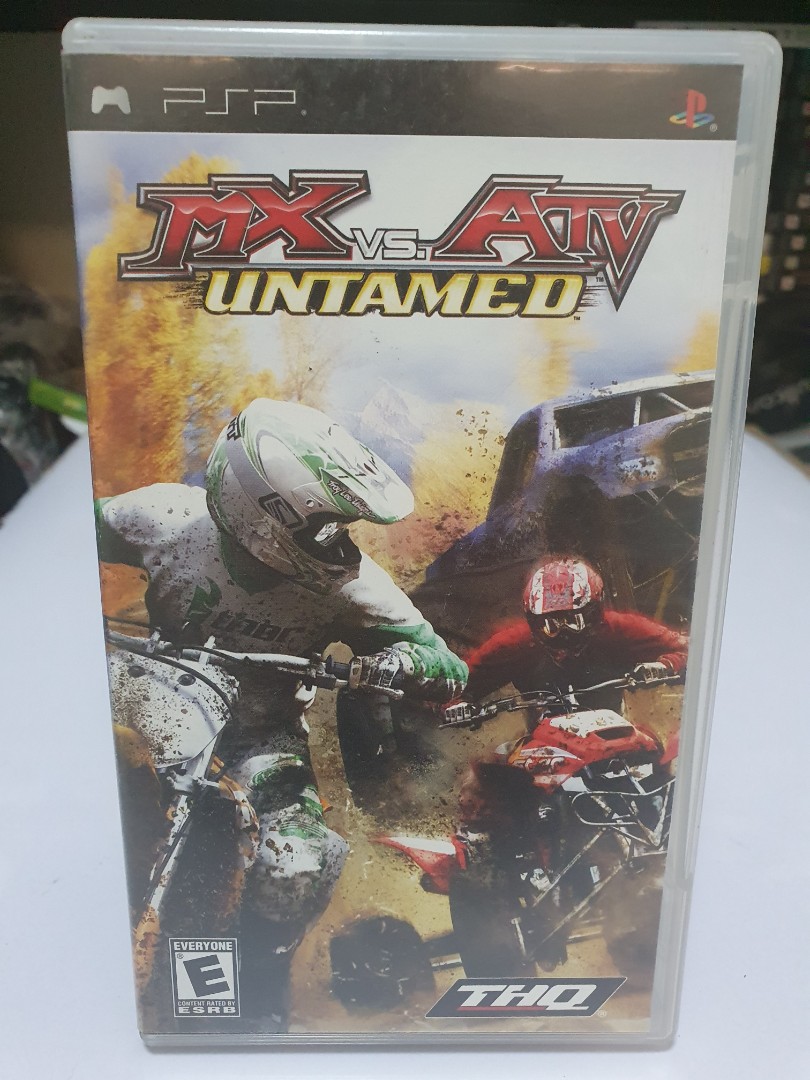 MX Vs. ATV Untamed PSP (Sony Playstation Portable), Video Gaming, Video ...