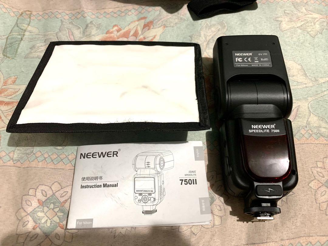 Neewer Speedlite 750II External Flash, Photography, Photography ...