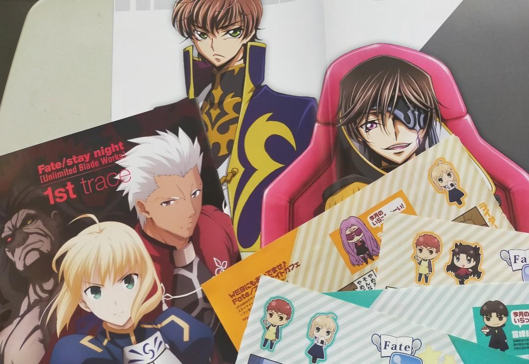 Newtype magazine cuttings / poster / booklet - Fate stay night / Code ...
