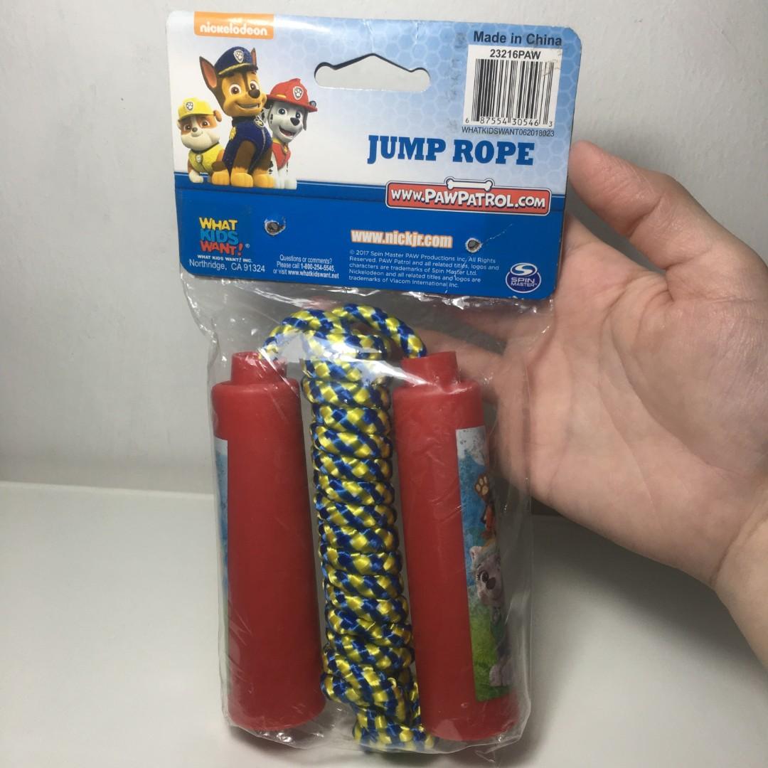 Paw Patrol kids jump rope, Hobbies & Toys, Toys & Games on Carousell