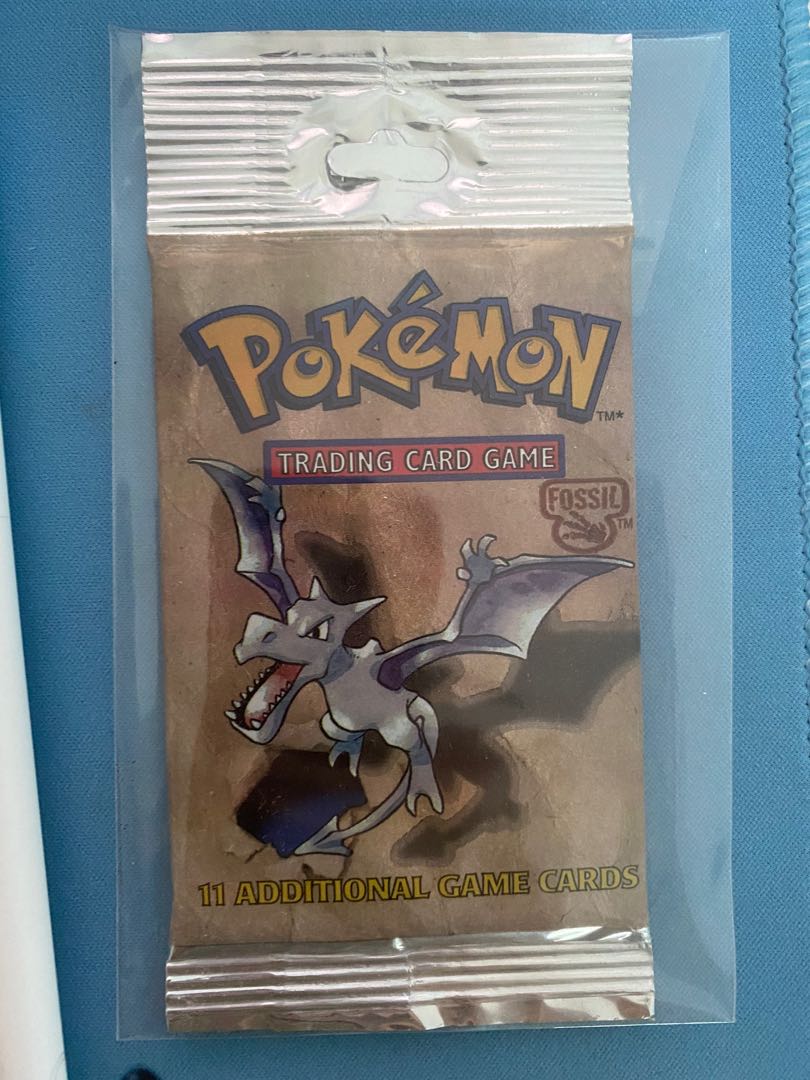 Pokemon Fossil Long Crimp Booster Pack, Hobbies & Toys, Toys & Games on ...
