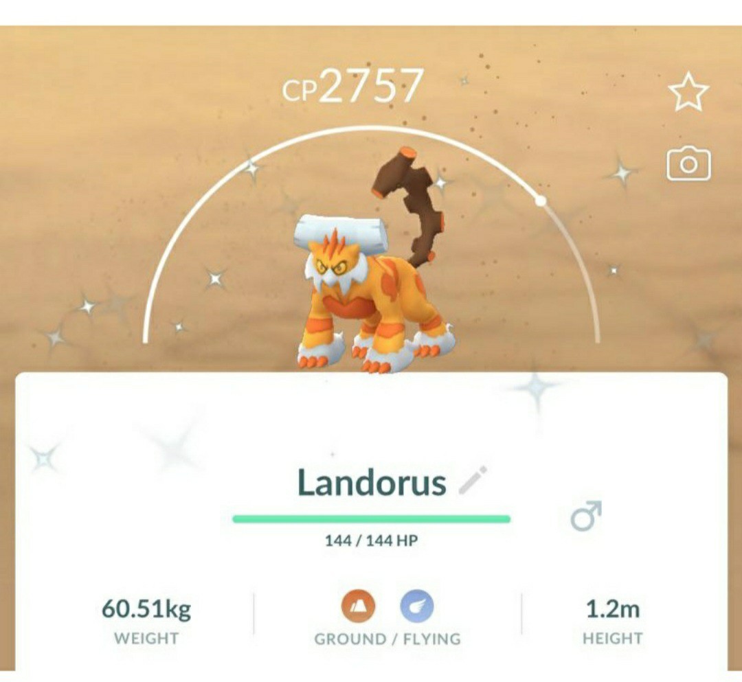 pokemon go shiny landorus/5 available, 電子遊戲, 電子遊戲, 其他 - Carousell