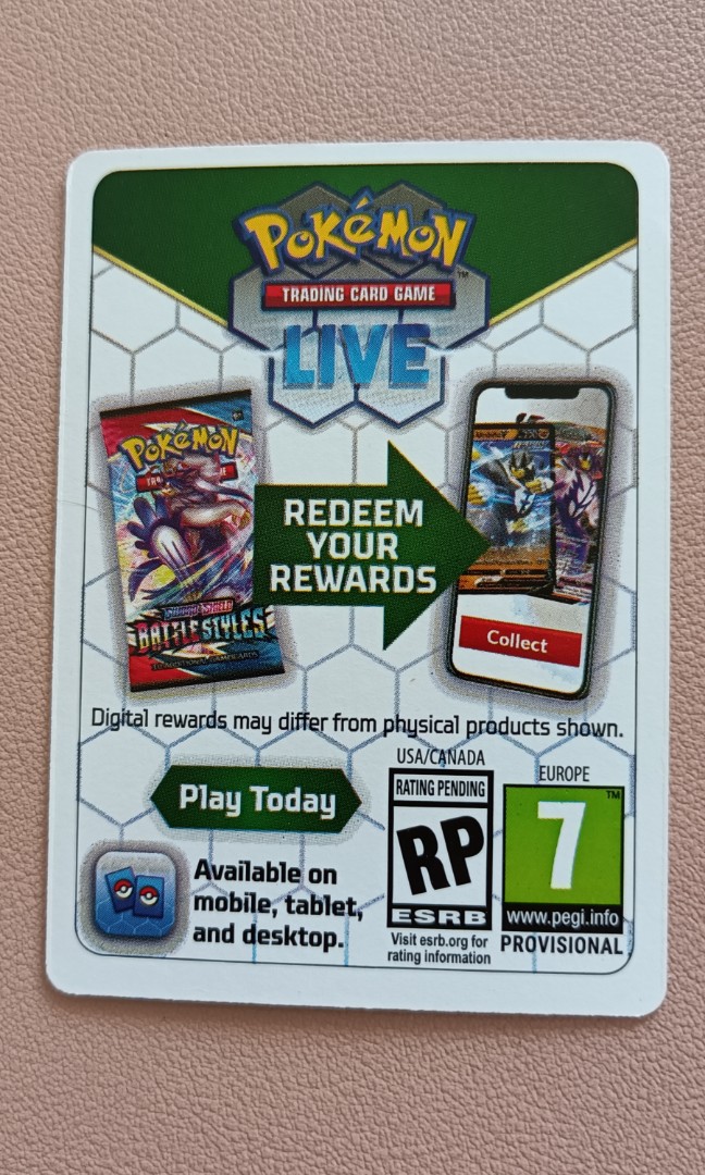 Pokemon TCGO Codes, Hobbies & Toys, Toys & Games on Carousell