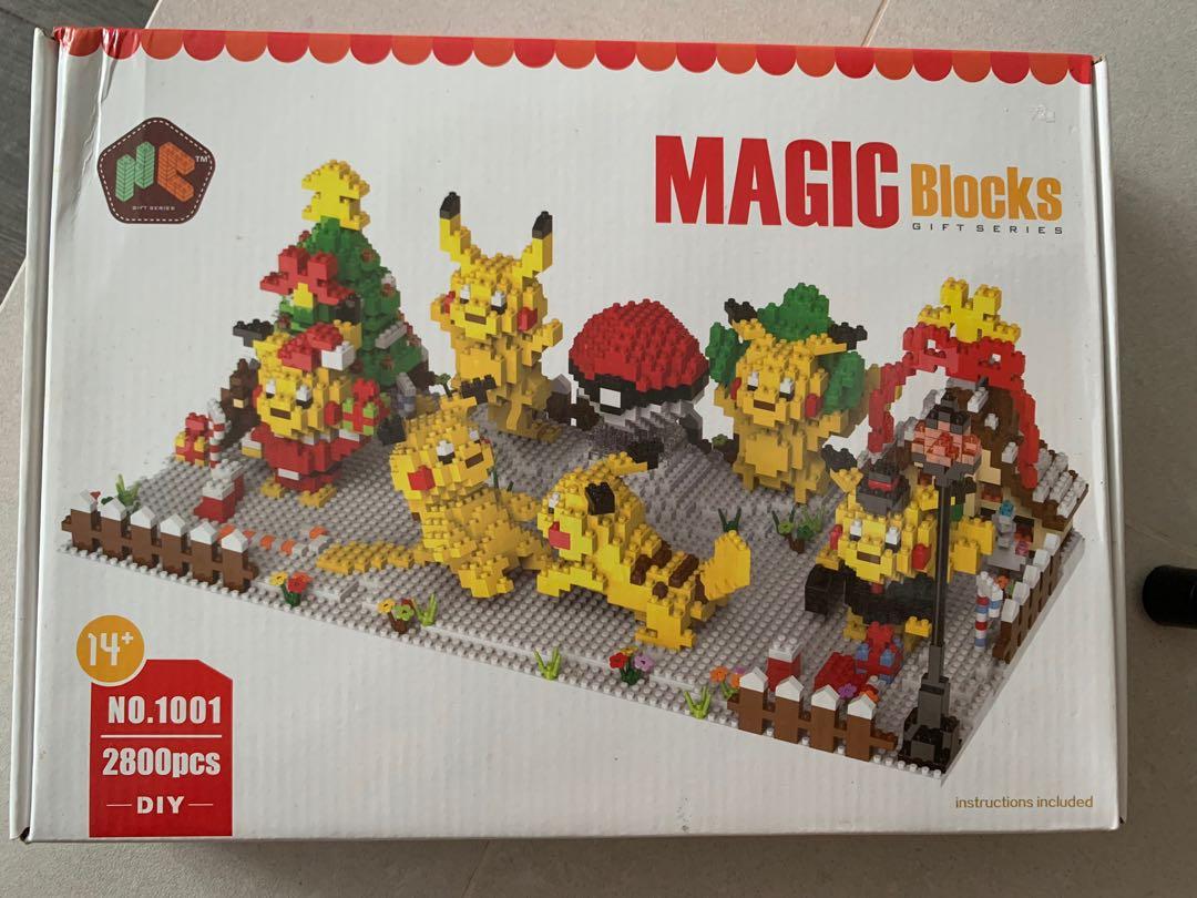 Pokémon Magic Blocks Large, Hobbies & Toys, Toys & Games on Carousell