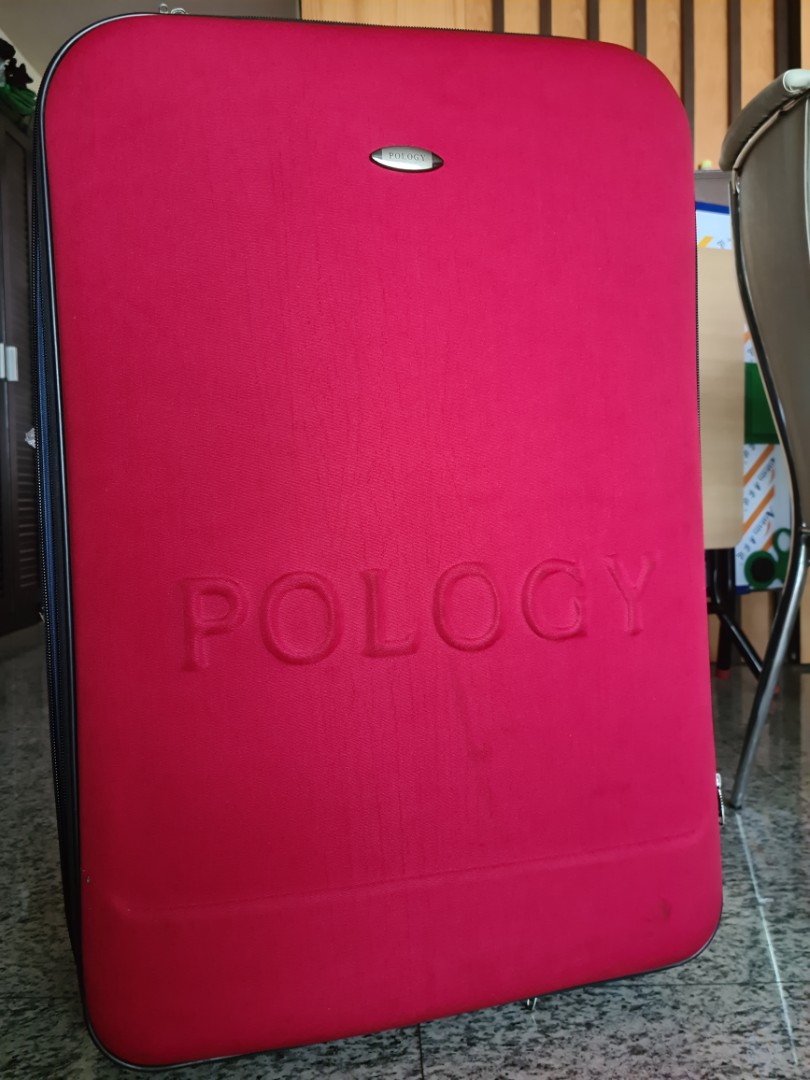 Pology 30 inch red luggage, Hobbies & Toys, Travel, Luggage on Carousell
