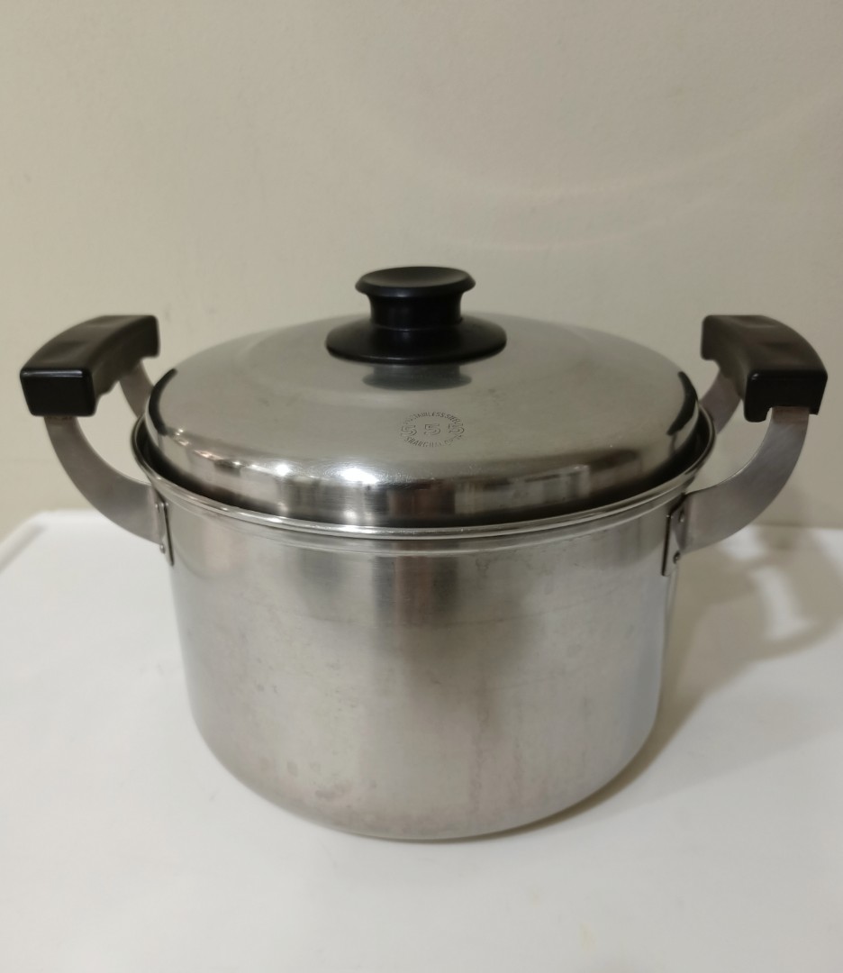 Pot 555 Stainless Steel, Furniture & Home Living, Kitchenware ...