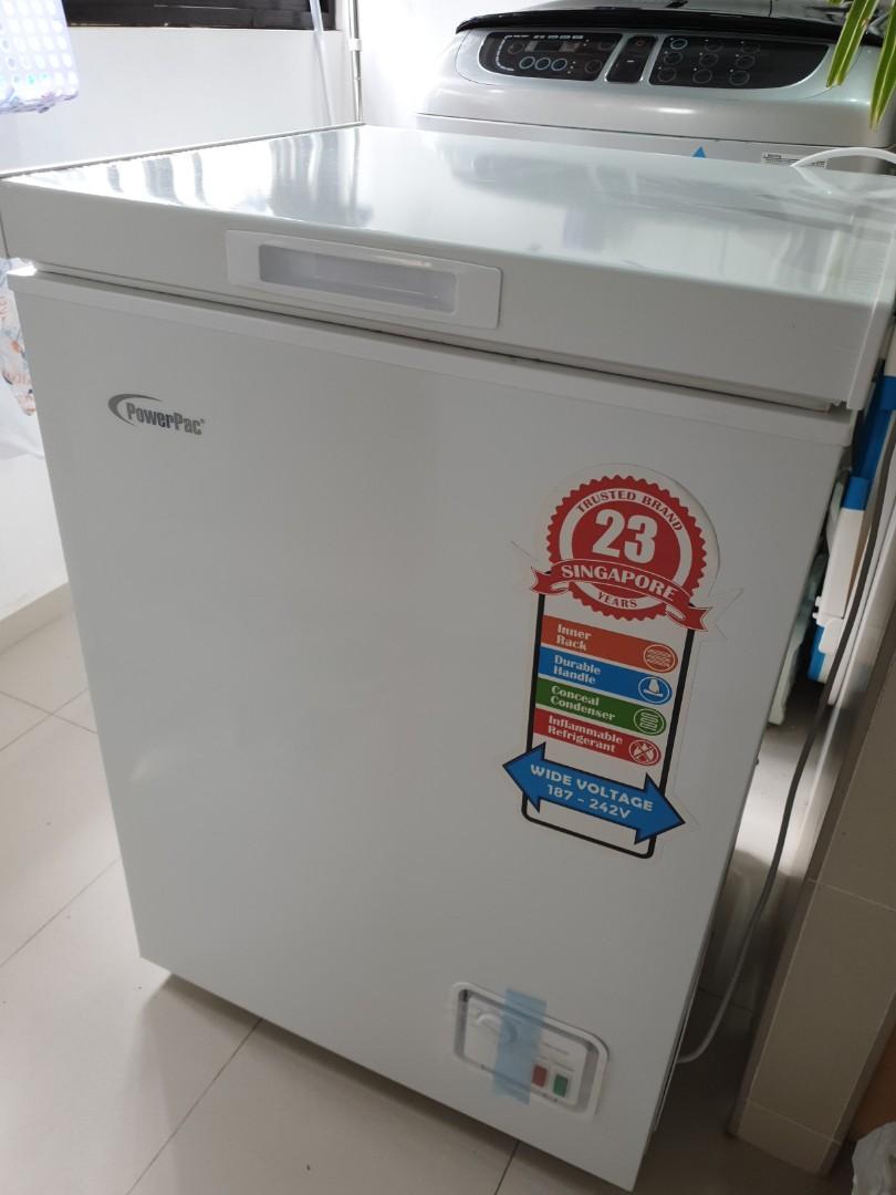 PowerPac PPFZ100 100L Chest Freezer, CFC free, chiller and freezer, TV ...