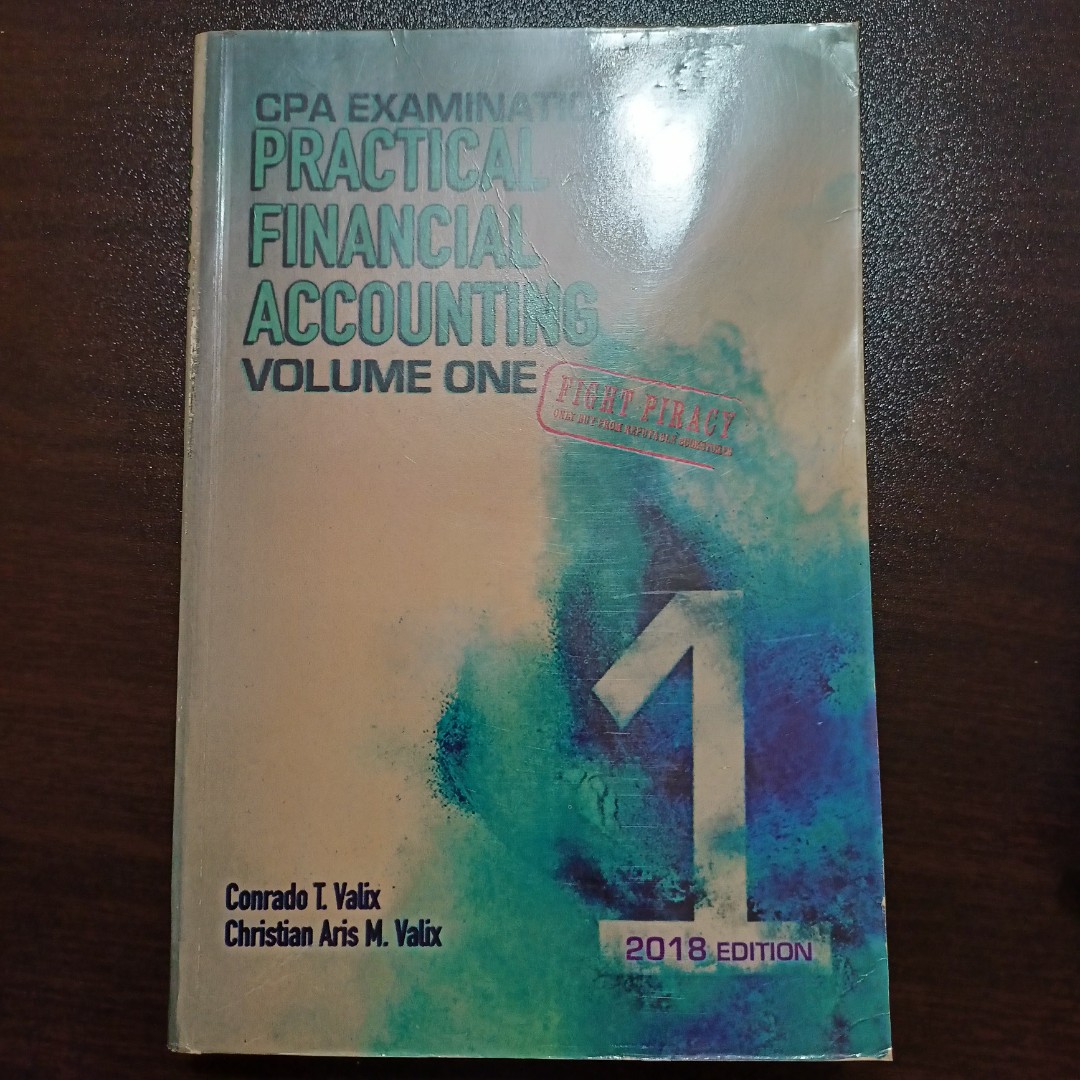 Practical financial accounting (vol.1-2018) Valix, Hobbies & Toys ...