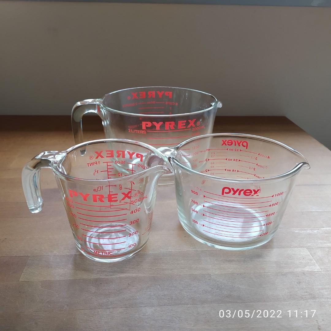 Pyrex Corning Measure Jugs, Furniture & Home Living, Kitchenware ...