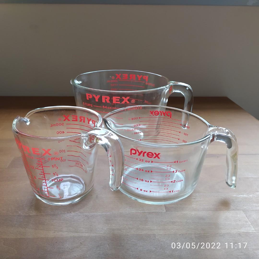 Pyrex Corning Measure Jugs, Furniture & Home Living, Kitchenware ...