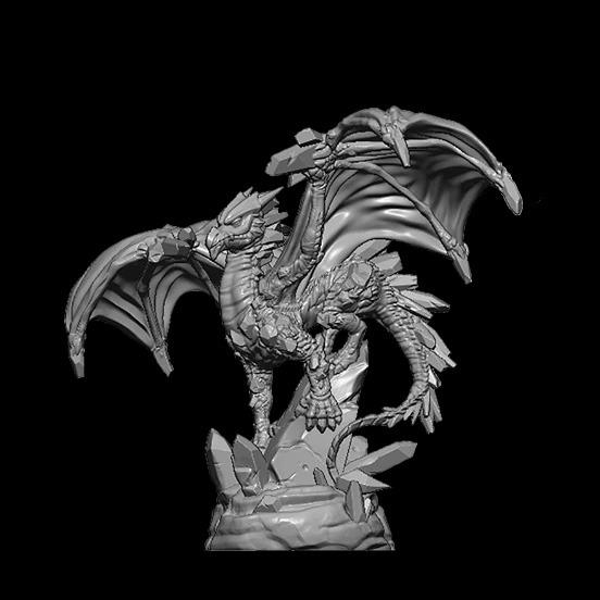 Reaper Bones 5 - Gem Dragon Miniature for Dungeon & Dragons & other RPG ...