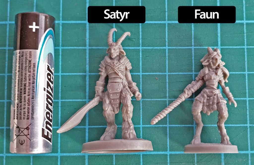 Reaper Bones 5 Greek Odyssey - Satyr & Faun Miniatures for Dungeon ...