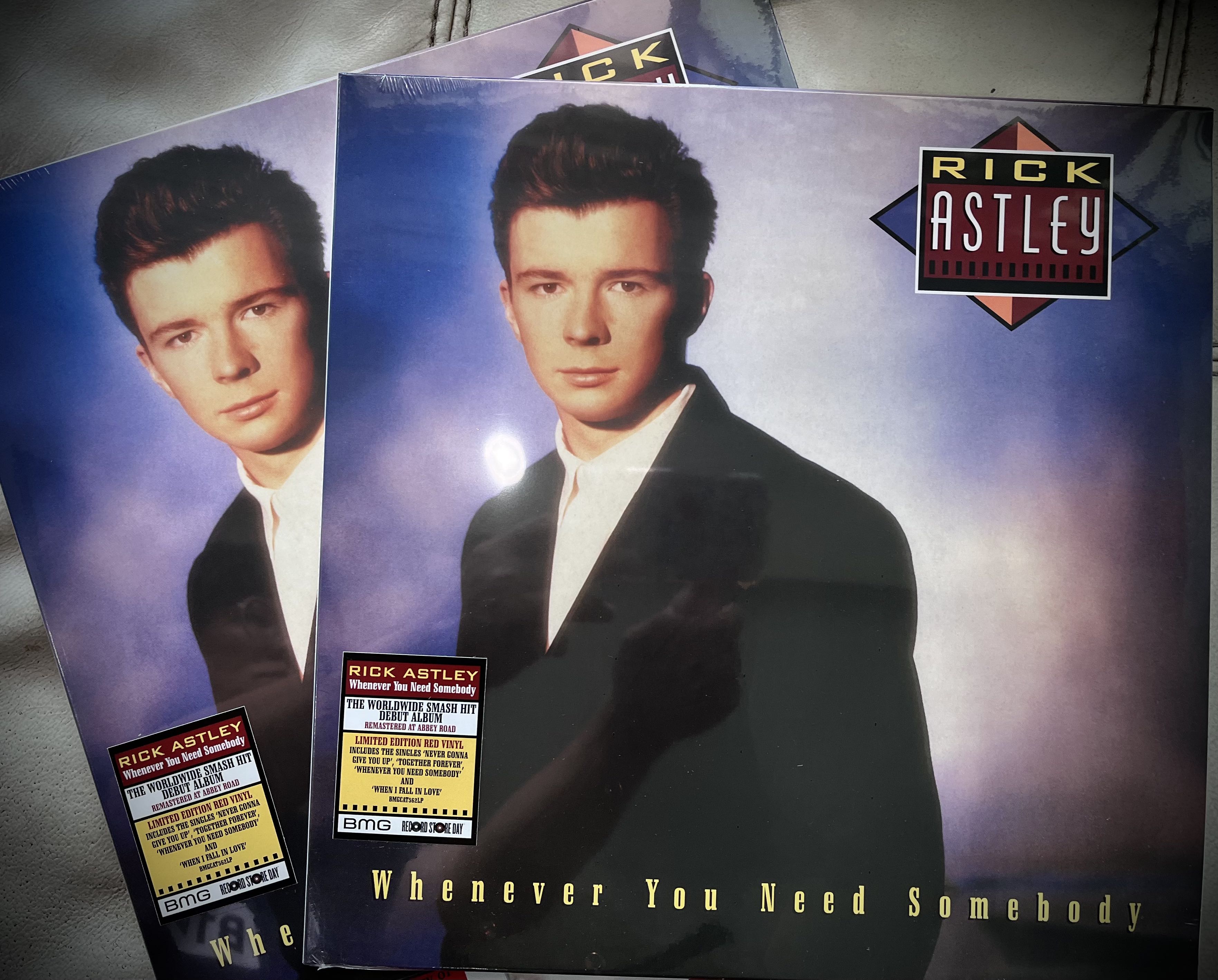 Rick Astley - Whenever You Need Somebody (Coloured Vinyl) (Record Store ...