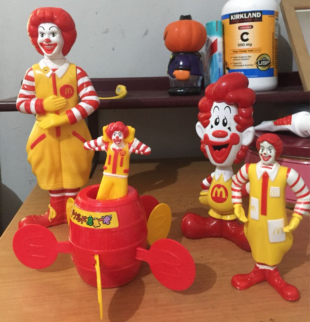 Ronald mcdonald hard toy set, Hobbies & Toys, Toys & Games on Carousell